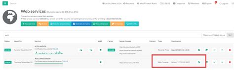 create a reverse proxy service for the artica web console artica wiki