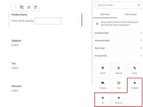 Gp Ecommerce Fields Subtotal Tax Discount Geek On The Road