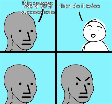 Angry Npc Wojak Meme Template — Kapwing