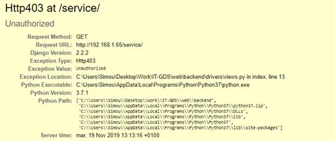 Python Django How To Raise 401 And 403 Exceptions Like