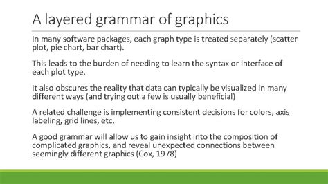 Overview Of R And Ggplot For Graphics
