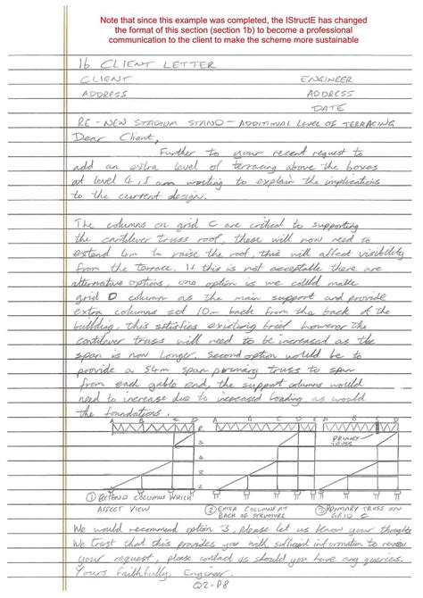 Istructe Exam Worked Example July 2019 Q1