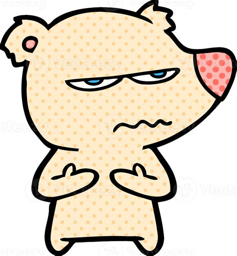 Annoyed Bear Cartoon Drawing 46725042 Png