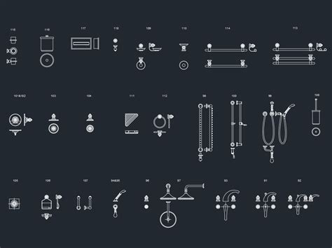 Lockers Cad Blocks Storage Furniture Dwg Download