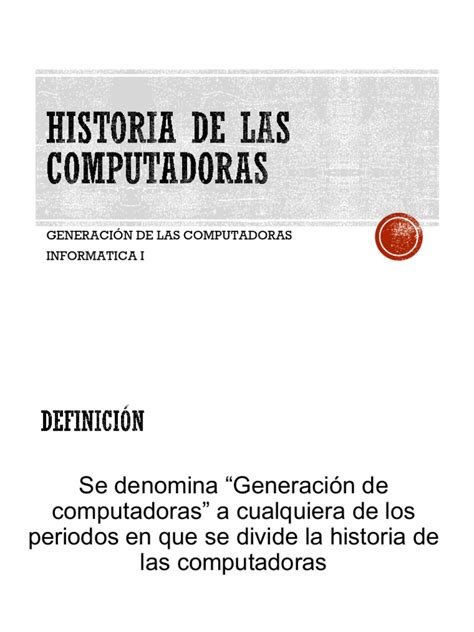 Historia De Las Computadoras2 Pdf