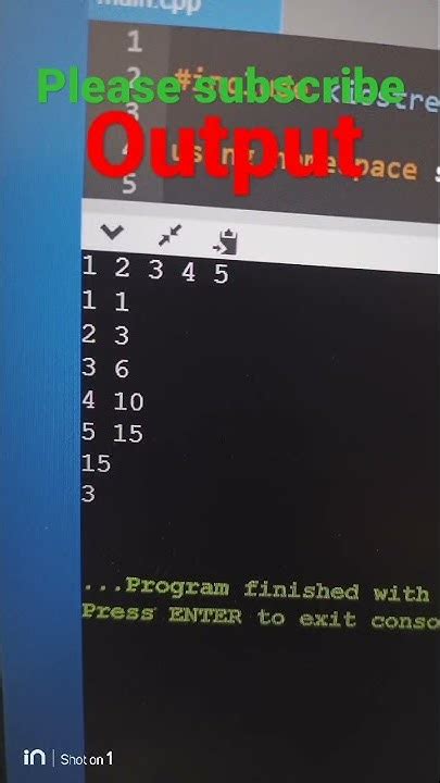 C Program How To Initialise Array And Their Elements Sum And Avg Youtube