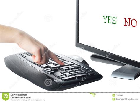 Female Hand And Keyboard Stock Image Image Of Information 12495847