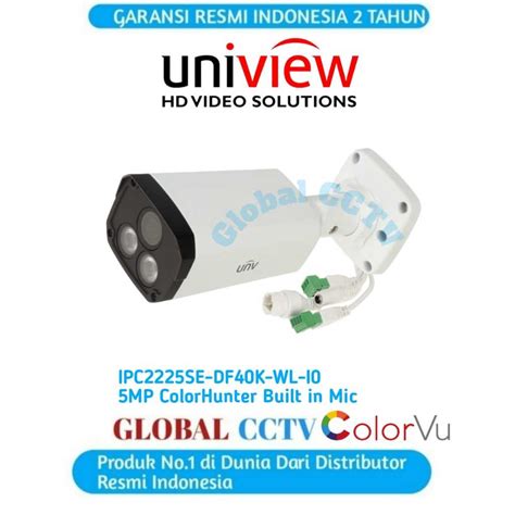 Jual IPC SE DF K WL I Uniview MP IP Camera PoE ColorHunter Audio Shopee Indonesia
