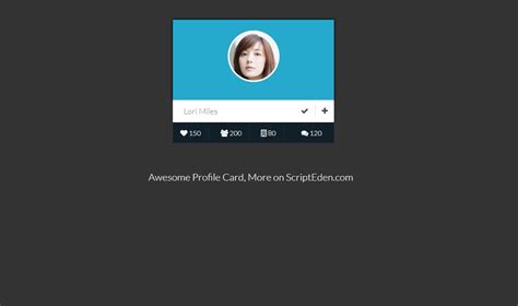 Bootstrap Profile Card Examples OnAirCode