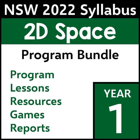 Nsw Stage 1 Maths Year 1 2d Space Program 2d Spatial Structure A