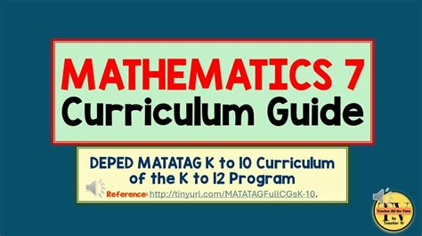 Grade 7 Matatag Curriculum Guide