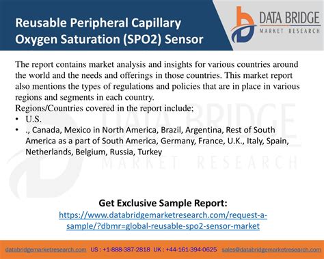 Ppt Reusable Peripheral Capillary Oxygen Saturation Spo2 Sensor Market Powerpoint