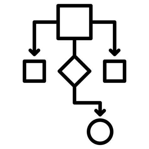 Management Process Flow Icon