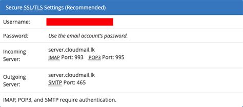 Email Configuration For Thunderbird Knowledgebase Srilanka Hosting