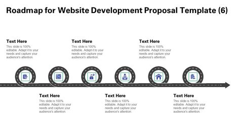 Web Redesign Roadmap For Website Design Proposal Template Six Stage