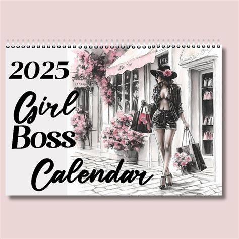 2025 Girls Calendar Etsy