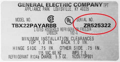 Ge Refrigerator Serial Number Decoder Key Bgsos Ge Refrigerator Serial Number Decoder Key Bgsos