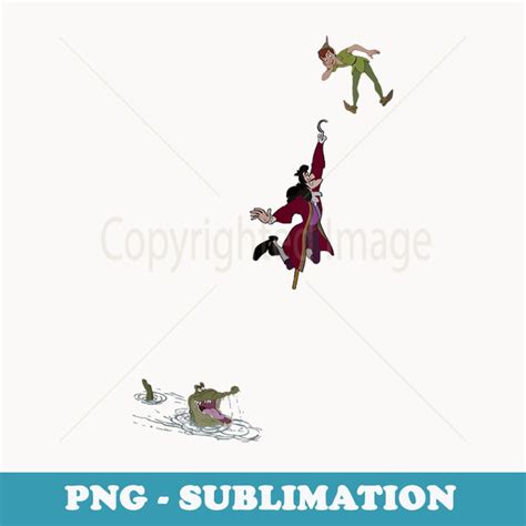 Disney Peter Pan Hook Falling To The Alligator Elegant Sub Inspire