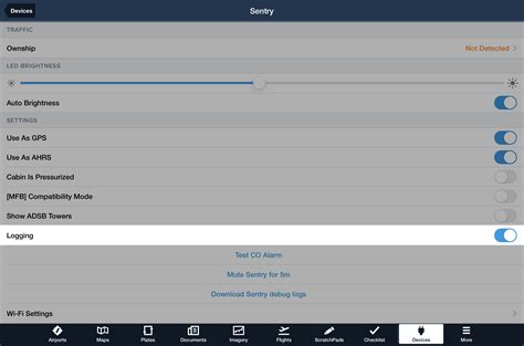 What Is The Function Of The Logging Switch On The Connected Devices
