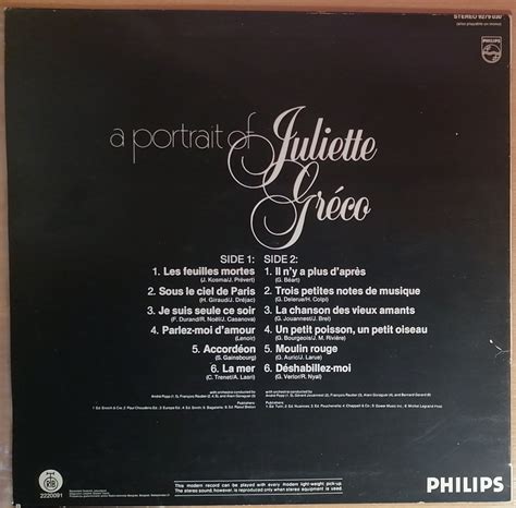 Lp Juliette Greco A Portrait Of 1980 Mint 72010805