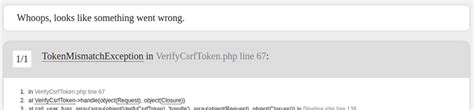 understanding laravel s tokenmismatchexception