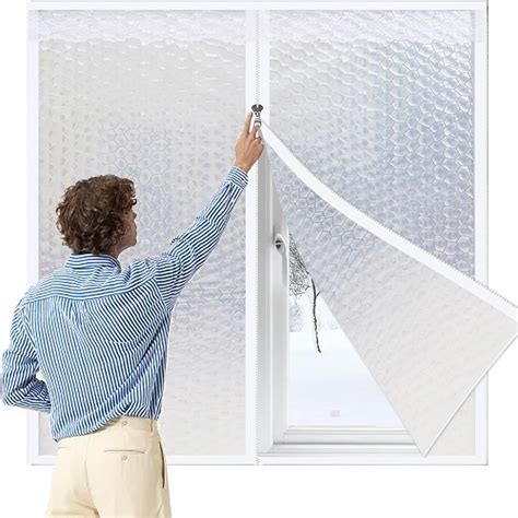 Thickened Reusable Window Insulation Kit 47 X 63 Winter