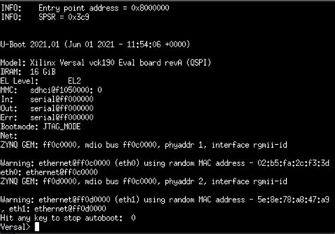 Versal QSPI Boot Checklist