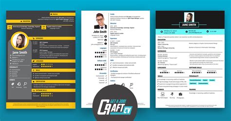 Creador De Cv Programa Para Cv Plantillas De Cv Craftcv