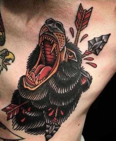Traditional Bear Tattoo Designs