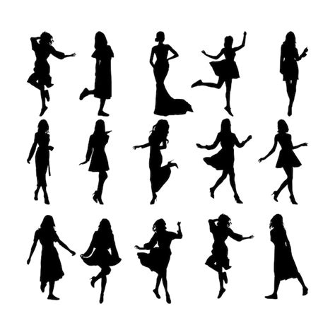 Tanzende Frauensilhouette Bilder Kostenloser Download Auf Freepik