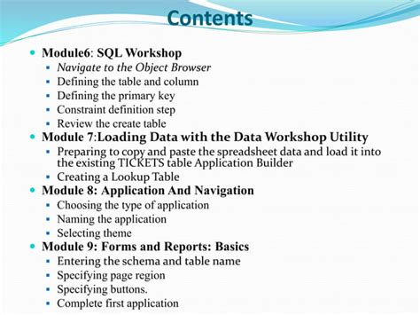 Oracle Application Express Ppt Ppt