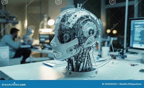 Futuristic Robotic Butterfly With Vibrant Chrome Wings On White