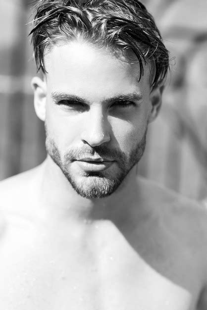 Premium Photo Sexy Man Fashion Portrait Of Strong Brutal Guy With A