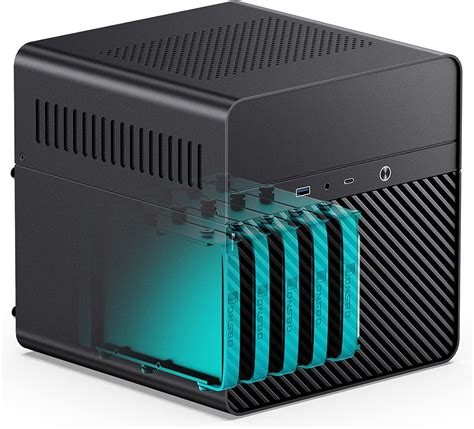 Jonsbo N2 Black Nas Itx Case 51 Disk Bays Mini Aluminum