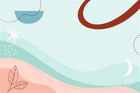 손으로 그린 테라코타 배경 무료 벡터