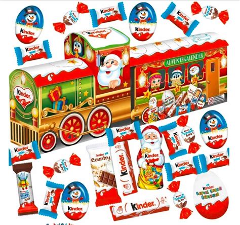 Адвент Календарь Поезд Kinder Mix 3D-Zug Advent Calendar 221g – купить ...