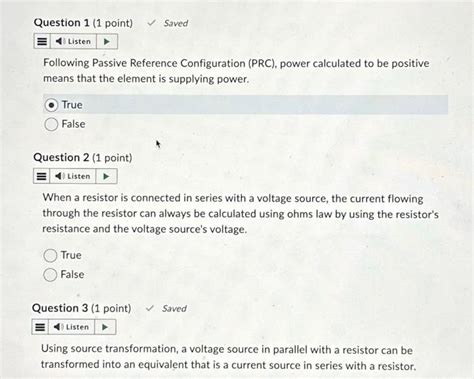 Solved Following Passive Reference Configuration Prc