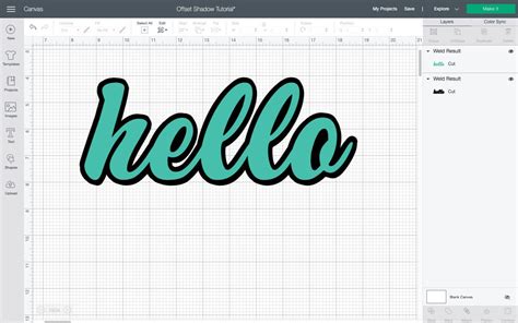 Create A Shadow In Cricut Design Space V Artofit