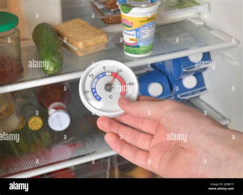 Thermometer Fridge Temperature Stock Photo Alamy