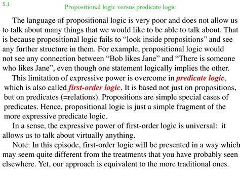 Ppt Classical First Order Logic Quick Review Powerpoint Presentation Id1246243
