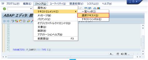 【abap】parameters の変数名を変更する方法 sap qiita