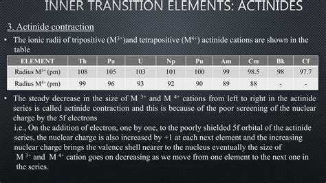 Inner Transition Elements Ppt