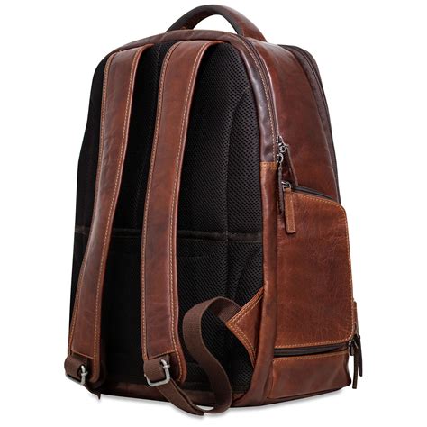 Tech Backpack Brown Jack Georges Leather Goods Touch Of Modern