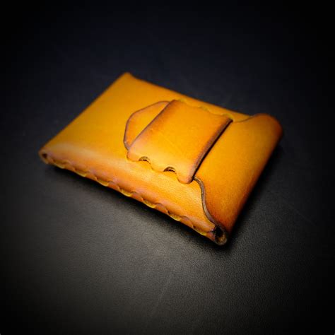 Stitchless Mini Wallet No Stitch Wallet Leather Pattern Inspire Uplift