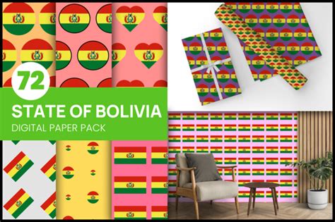 State Of Bolivia Wrapping Paper Graphic By Fromporto · Creative Fabrica