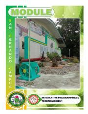 Module Integrative Programming And Technologies Pdf INTEGRATIVE PROGRAMMING