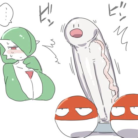 Rule 34 Big Breasts Blush Breasts Funny Gardevoir Green Hair Nishikun No Humans Penis Shaped
