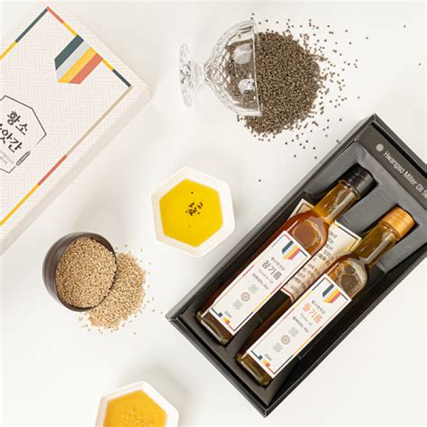 원주몰 마음 전하는 고소한 전통 기름 세트 참기름 And 들기름 250ml