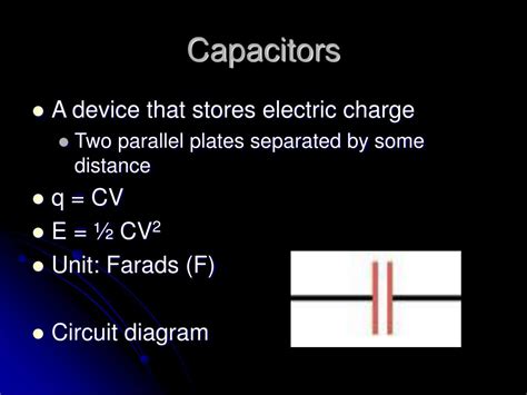 PPT Capacitors In Series And Parallel PowerPoint Presentation Free