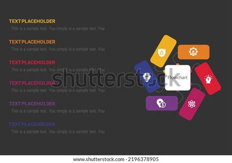 Startup Development Stages Flowchart Infographics Vector Stock Vector Royalty Free